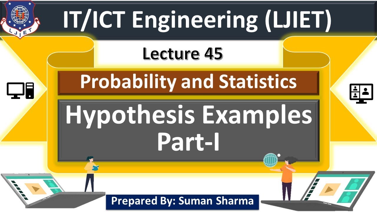 Lec-45_Hypothesis Examples Part-I | Probability and Statistics|IT-ICT ...