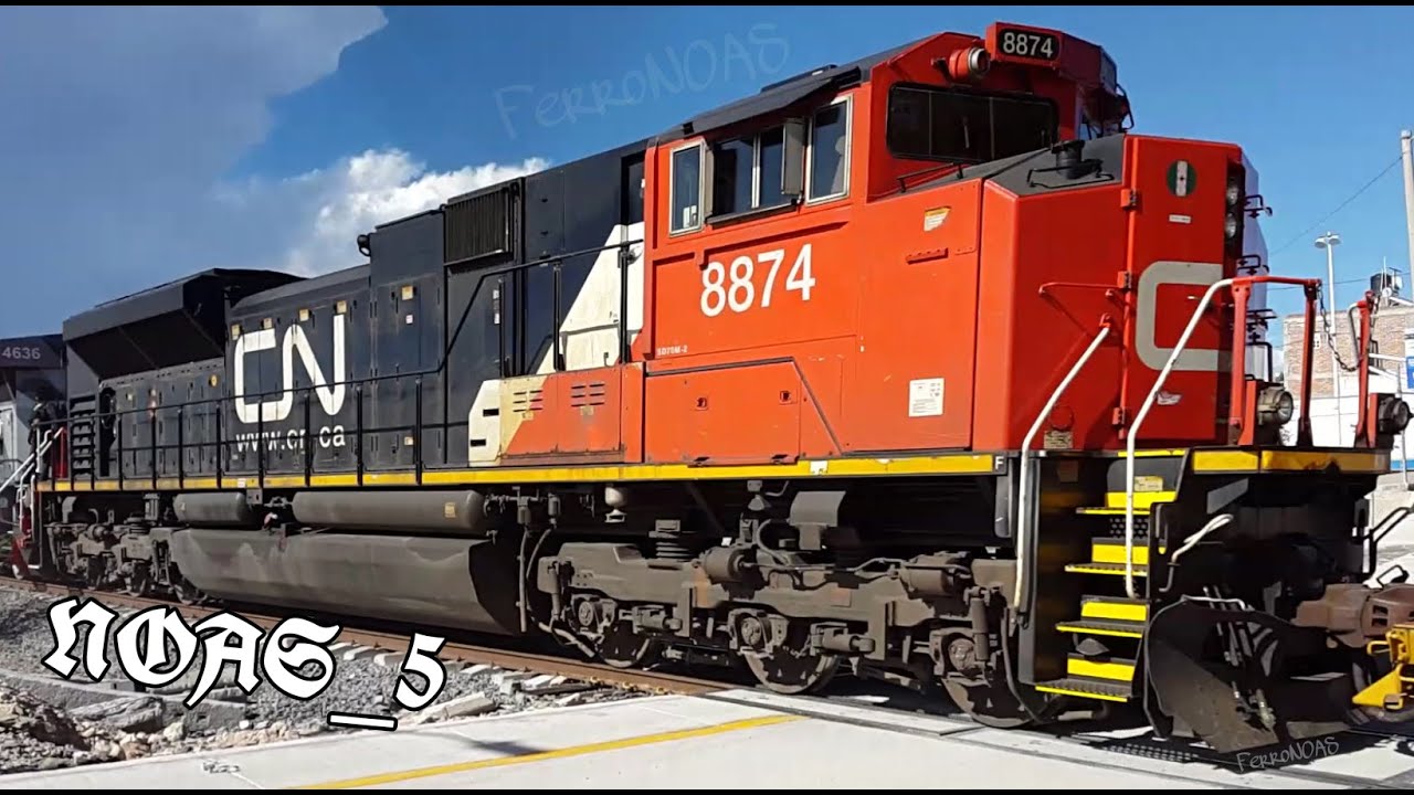 SD70M-2 Canadian National 8874 CN en Purisima del Rincón, Guanajuato ...