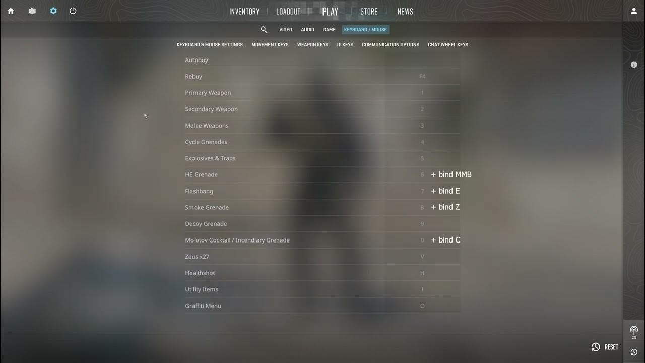CS2 Keyboard Settings - YouTube