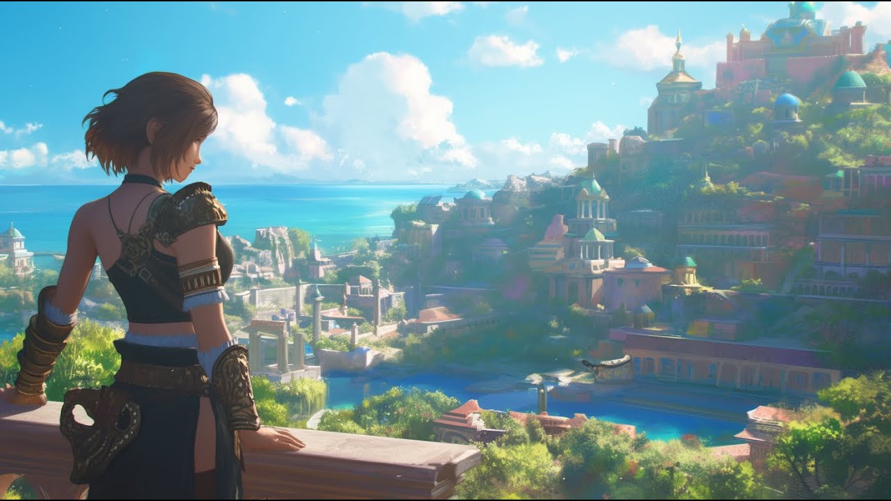 Relaxing Music - Fantasy World Music (The city of dyed colors) - 幻想世界 ...