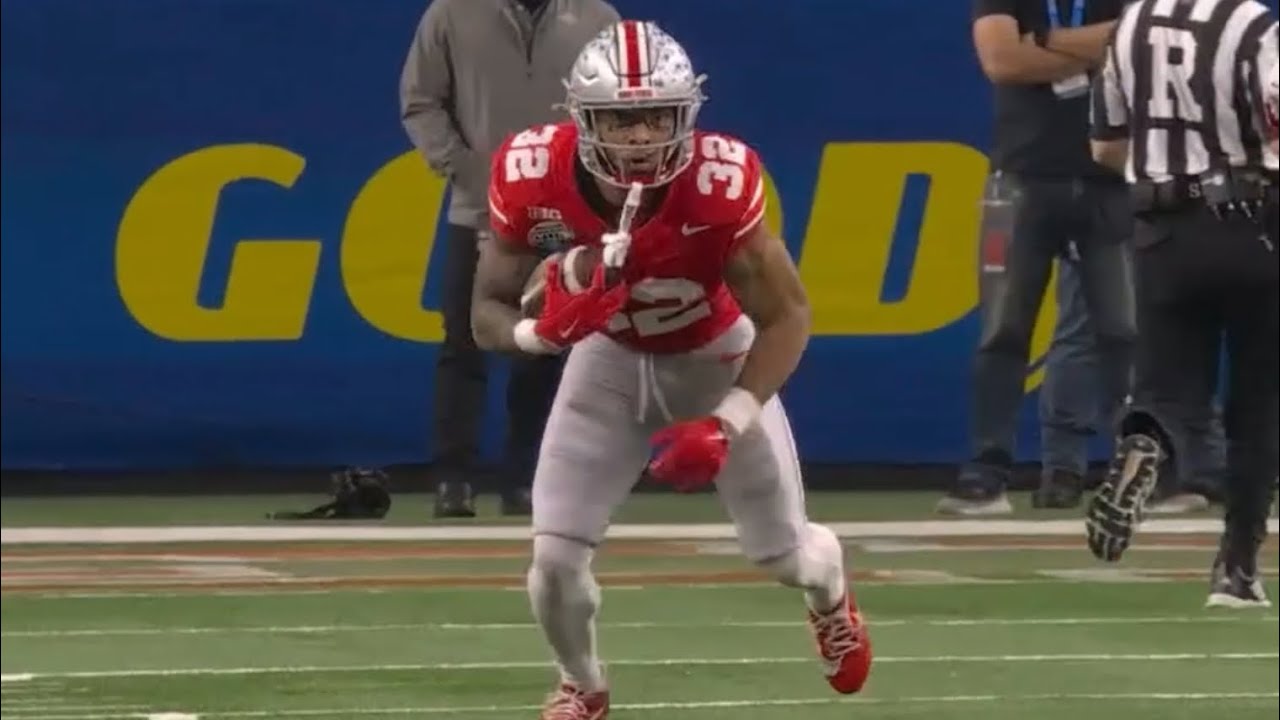 OHIO STATE SCORES A 75-YARD TOUCHDOWN WITH 13 SECONDS LEFT IN THE HALF! - YouTube