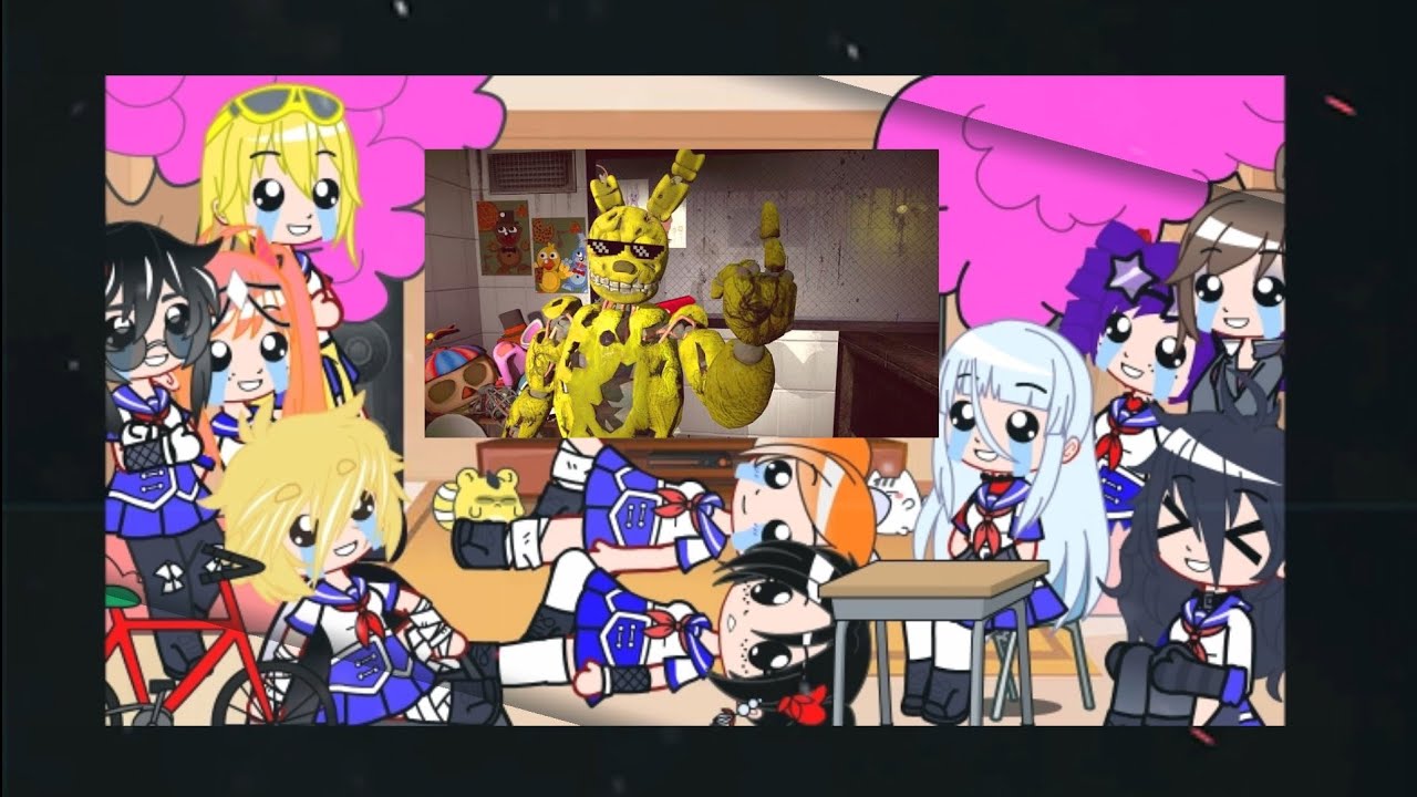 🍃🥀🌟°Garotas De yandere Reagido A Pergunte Ao SPRING TRAP EP:1°⚜️🦋🌟 ...