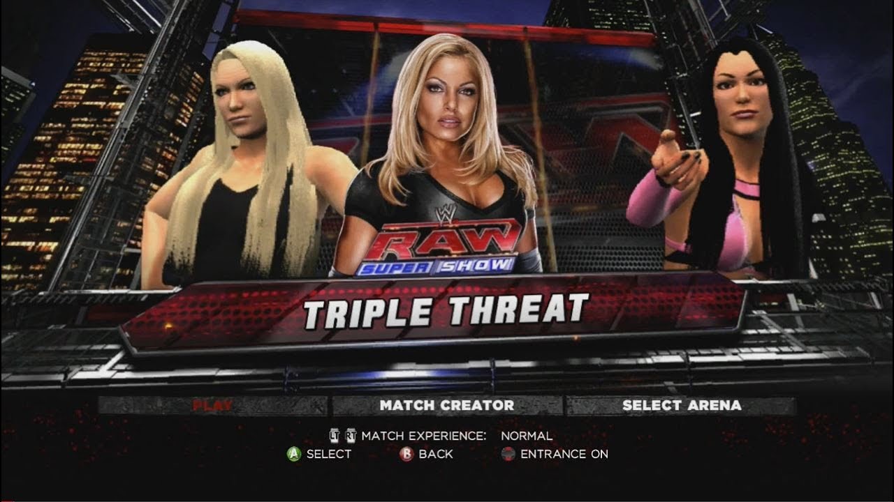 WWE '13 - Sable vs Trish Stratus vs Victoria - YouTube