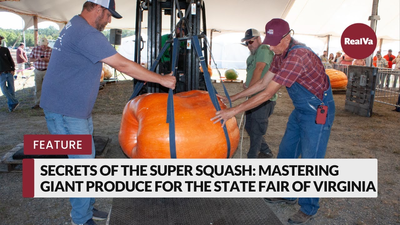 Secrets of the Super Squash: Mastering Giant Produce for the State Fair of Virginia - YouTube