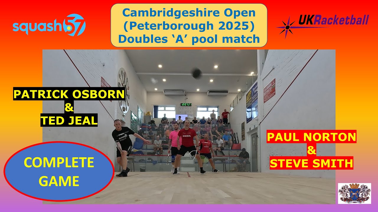 Cambs Open 2024 Doubles pool - PATRICK OSBORN & TED JEAL v's PAUL ...