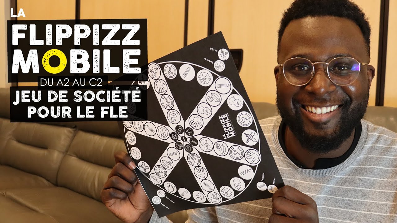 La FLIPPIZZ MOBILE : jeu de société pour le FLE. - YouTube