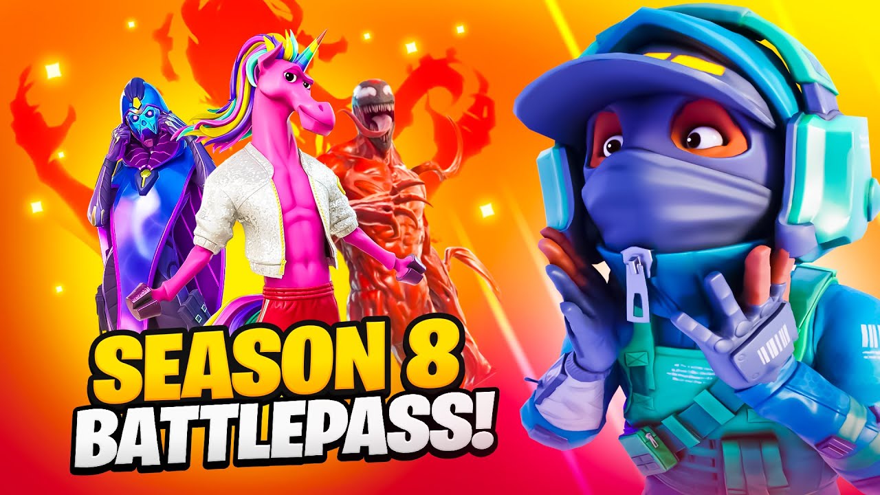 *NEW* SEASON 8 BATTLEPASS! (TIER 100 UNLOCKED) - YouTube