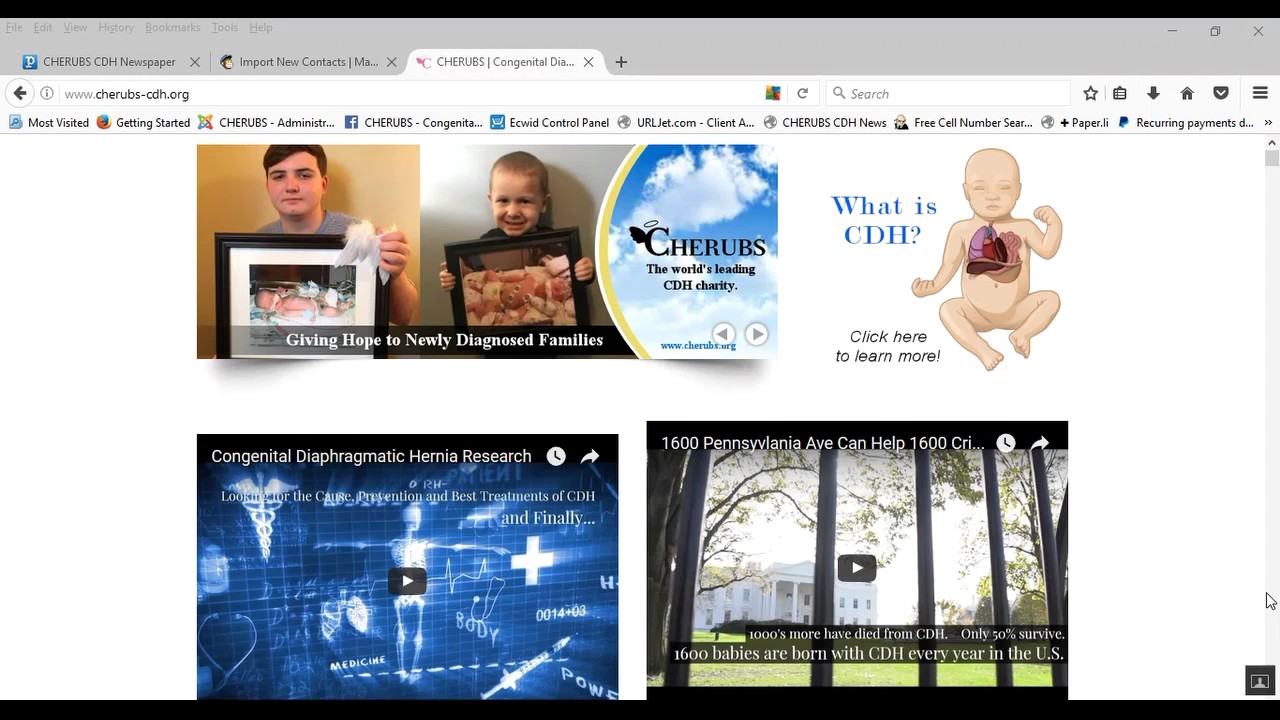 CDH Awareness Month - YouTube