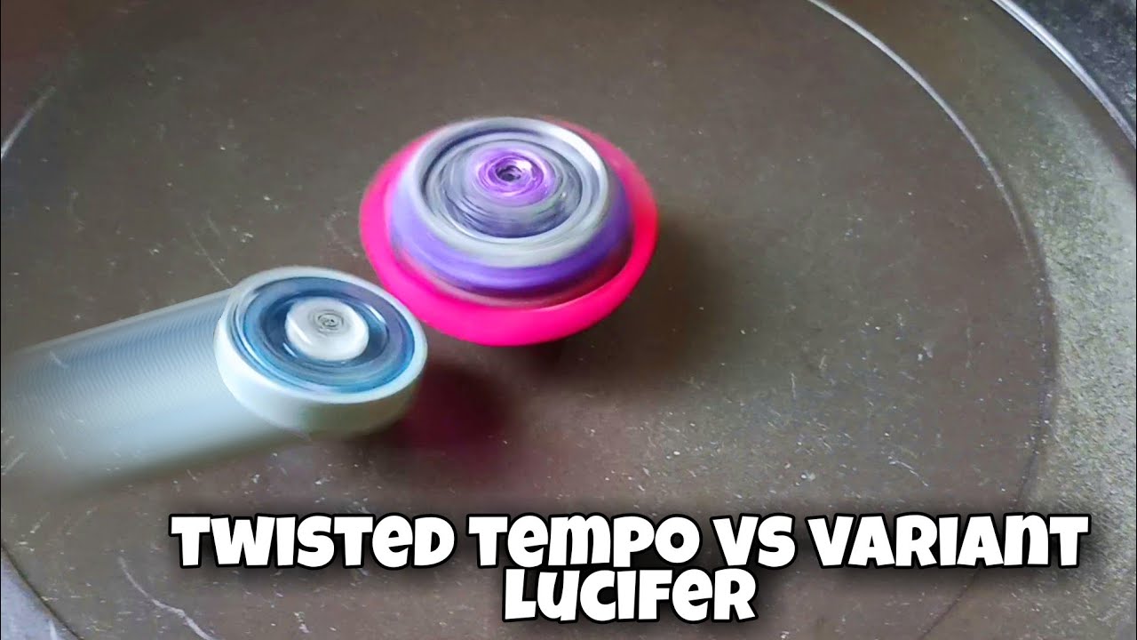 twisted tempo vs variant lucifer beyblade fight l who wins ? - YouTube