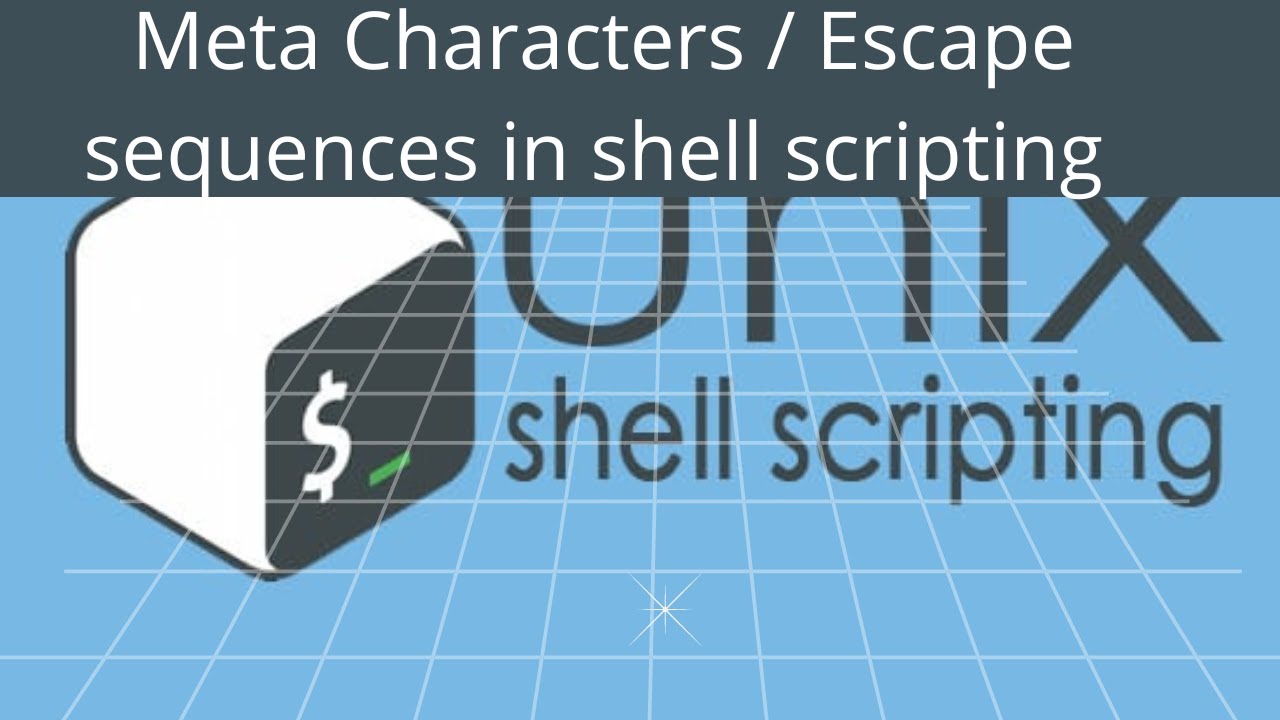 Meta Characters Escape Sequences In Shell Scripting Bash Shellscripting Touchstarinstitute 8596