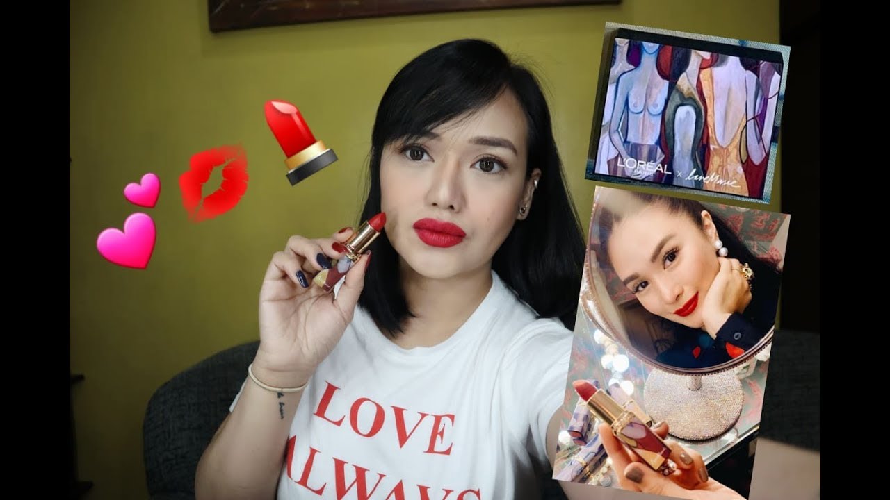 Heart Evangelista Collab w/ L'oreal - L'oreal x Love Marie Review ...