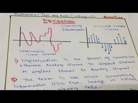 WHAT IS DIGITIZATION WITH NOTE || WITH DRAWING - YouTube