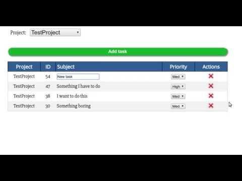 Using the Redmine API to create a list of editable tasks - YouTube