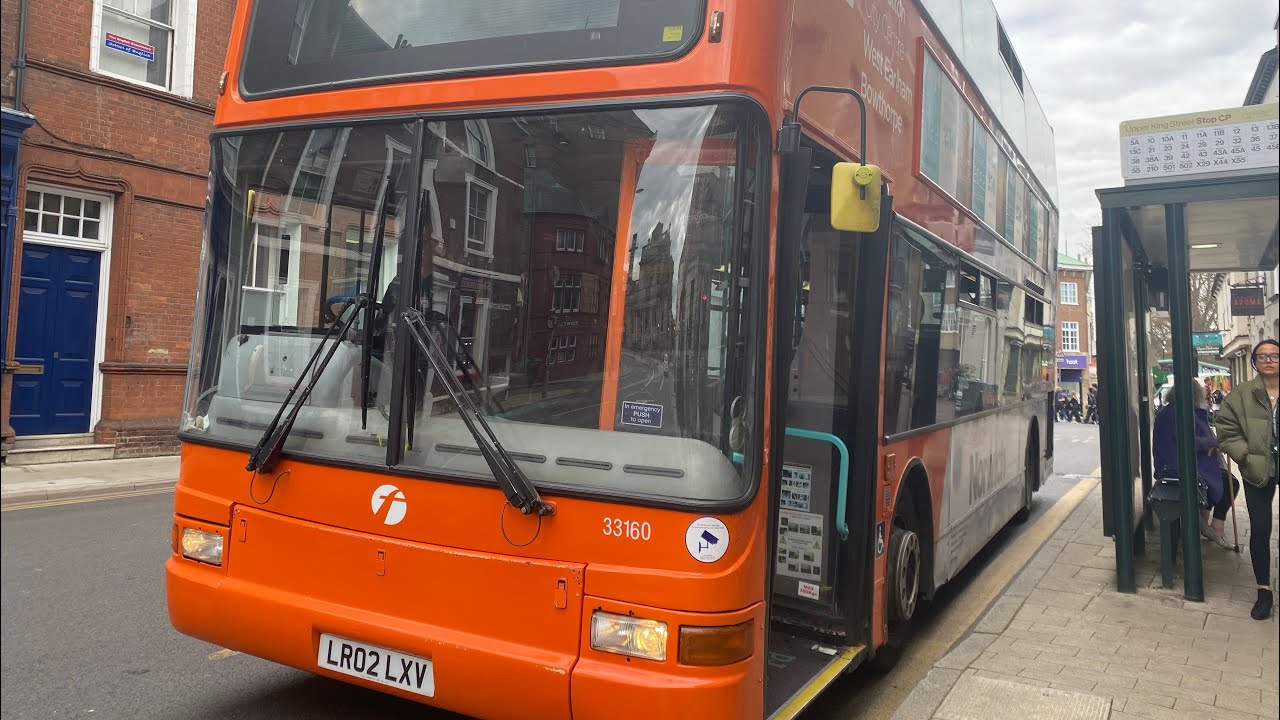 Nice ZF Trident | First Norwich 33160 | LR02 LXV - YouTube