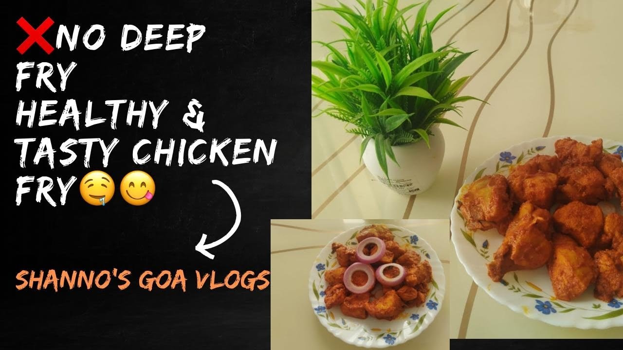 Chicken Fry | No deep fry | Tasty & Healthy 😋 - YouTube