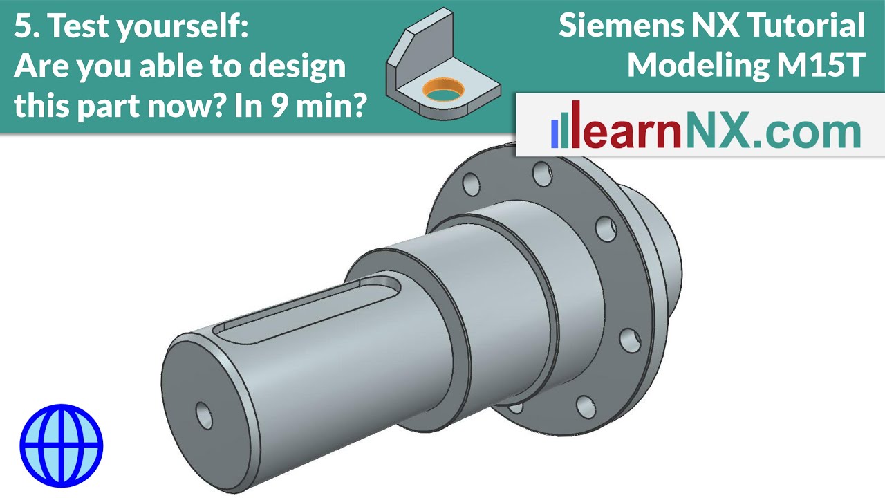 Test yourself! Sketch, Rotate, Extrude, Datum planes, Pattern features ...