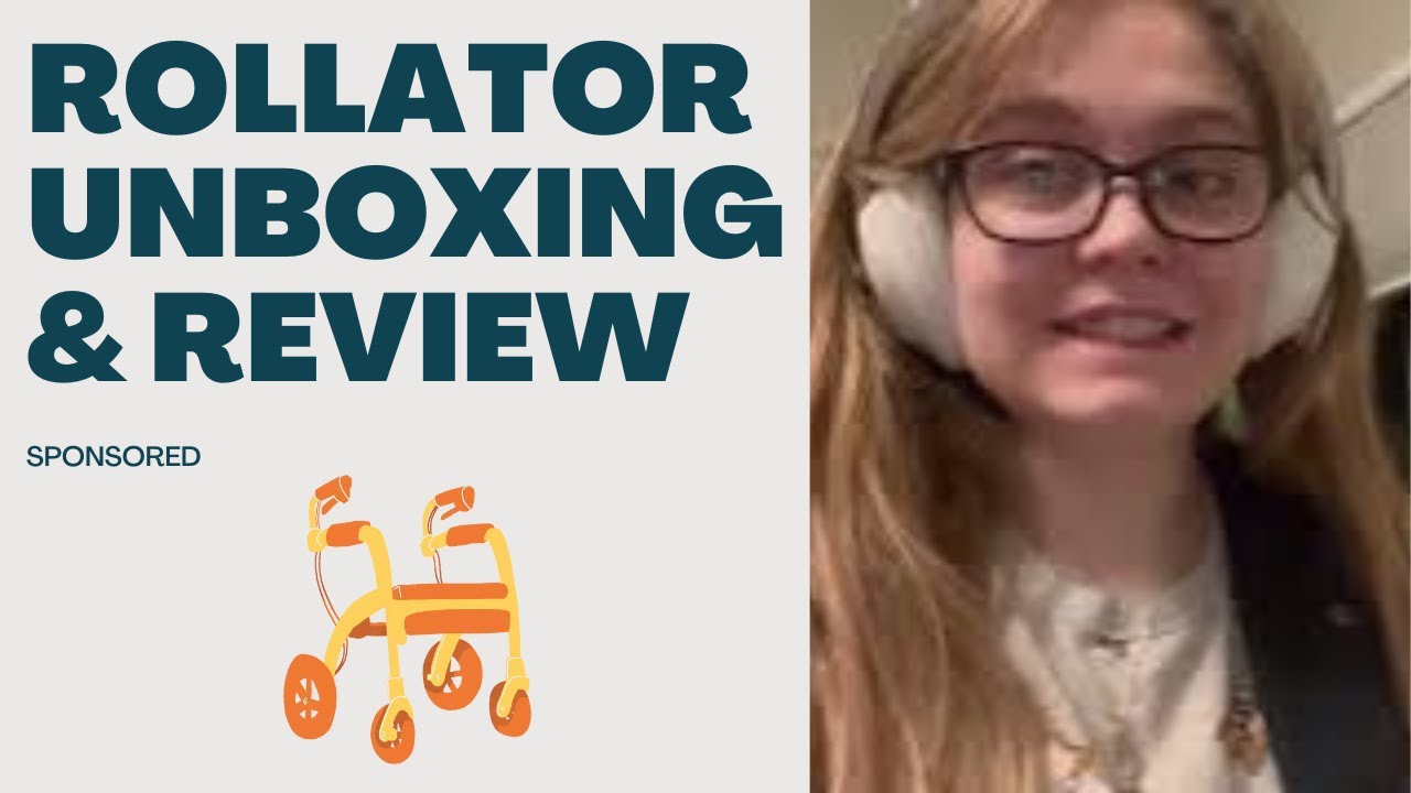 Maidesite Rollator Rolling Walker Unboxing & Review - YouTube