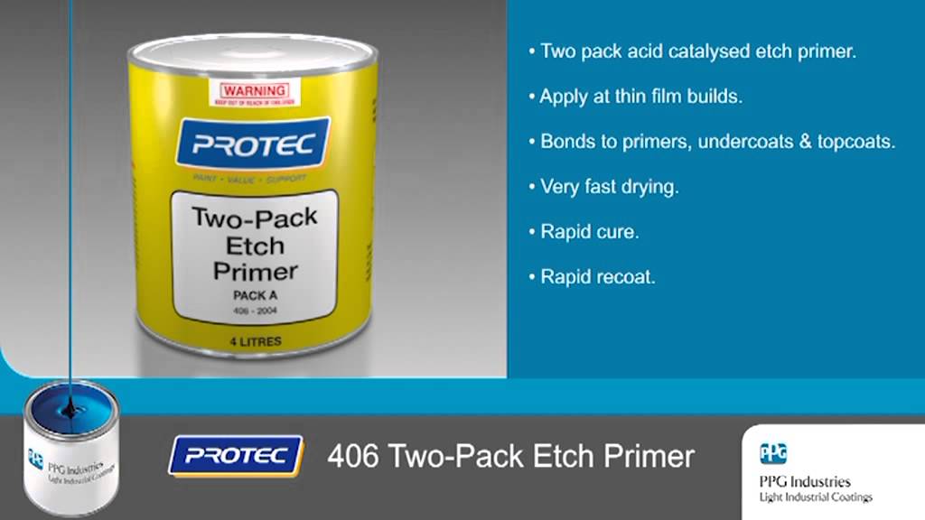 Protec 406 Two-Pack Etch Primer - YouTube