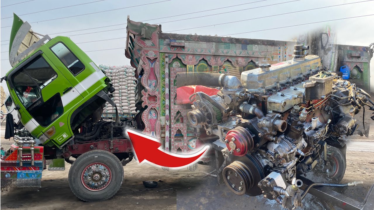 How to Engine Repair || 6 Cylinder Diesel Engine complete Restoration ...