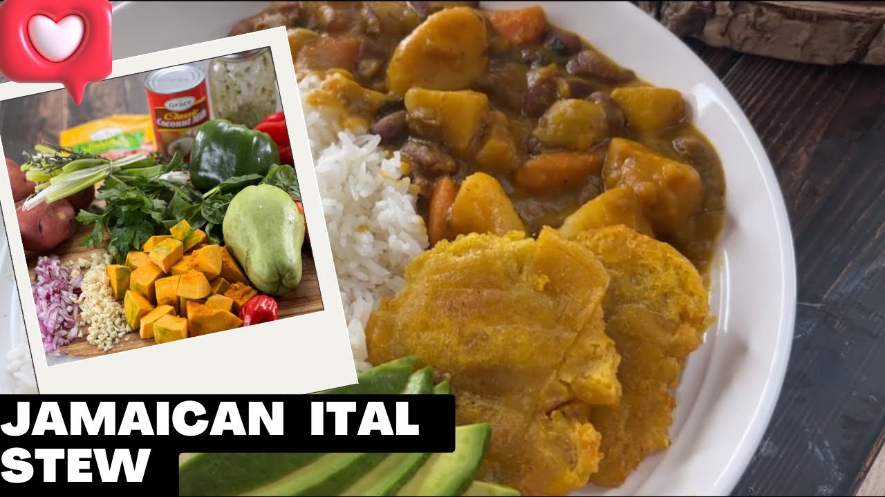 JAMAICAN ITAL STEW RECIPE WITH PEAS || VEGAN/VEGETARIAN - YouTube