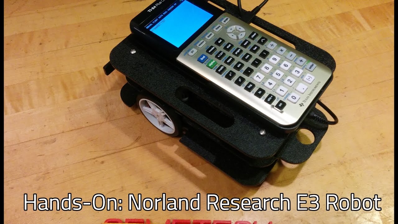 Norland Research E3 Robot for TI-84 Plus CE - YouTube
