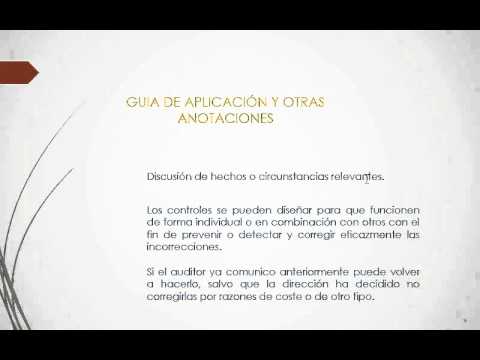Norma Internacional de Auditoria 265 - NIA 625 - YouTube
