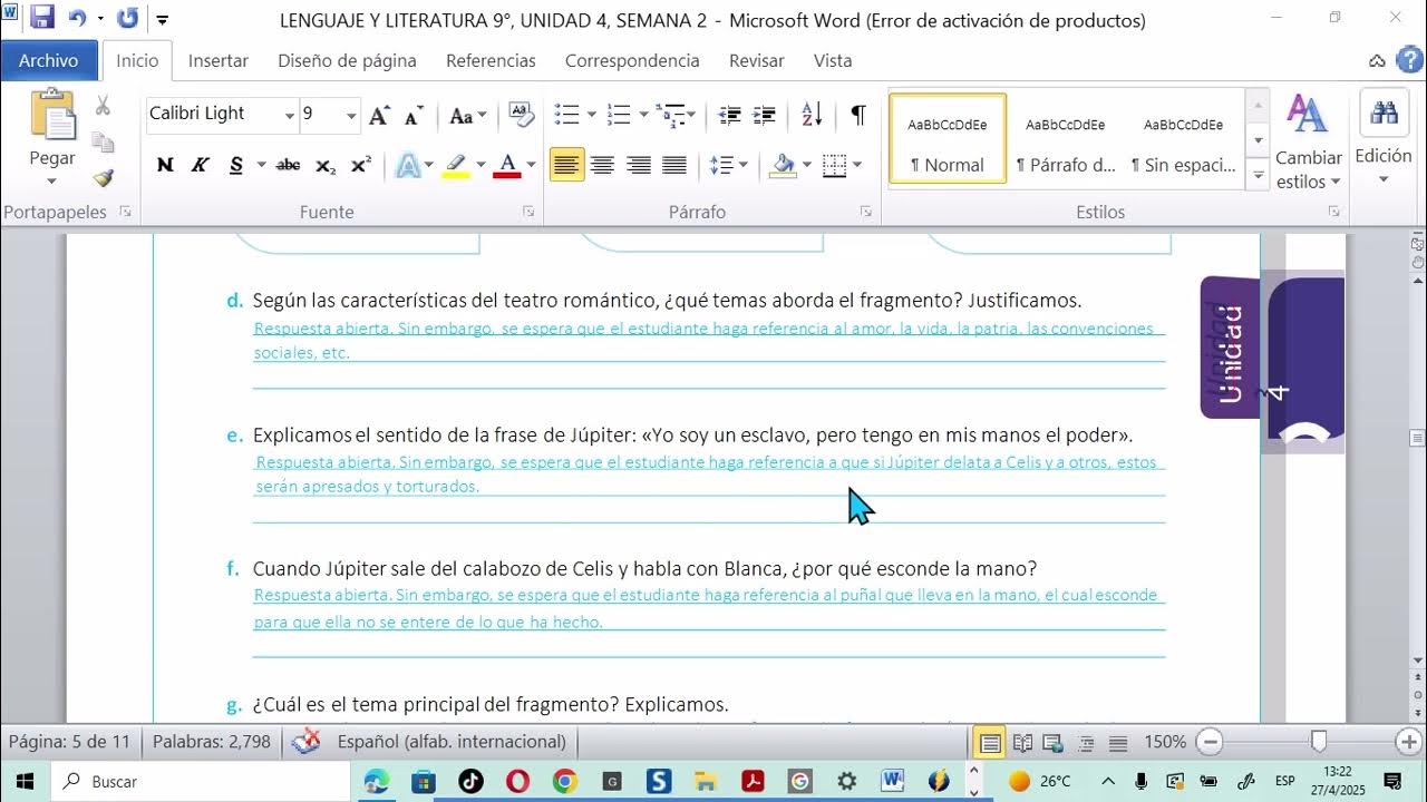 LENGUAJE 9, UNIDAD 4, SEMANA 2 - YouTube