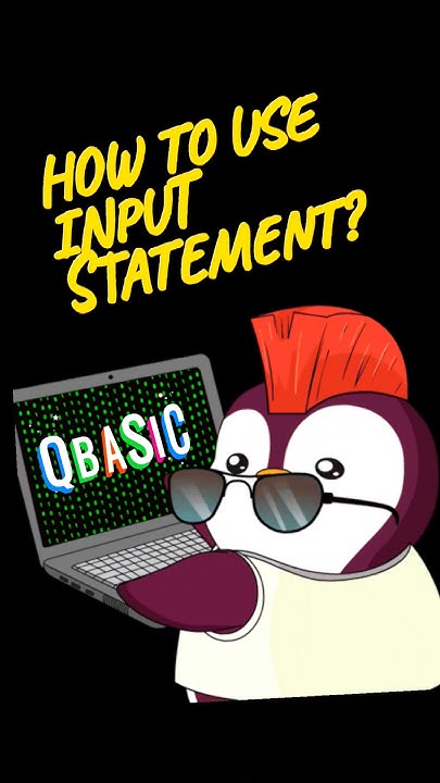 how to use INPUT statement in QBASIC #tutorial #qbasic #learning - YouTube