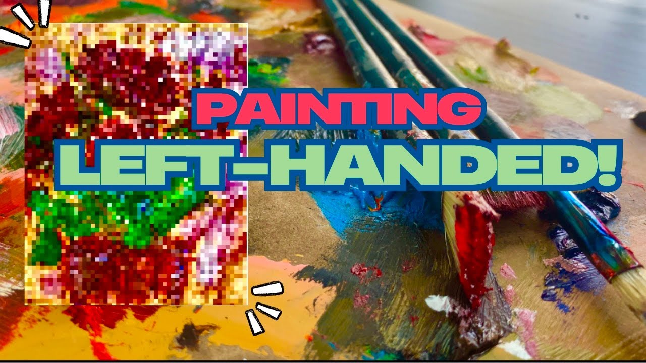 Painting With My LEFT HAND? | Injured Wrist Storytime - YouTube