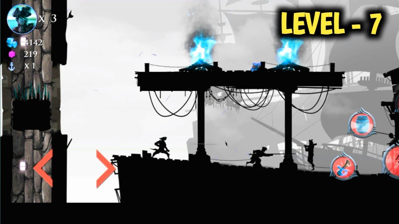 Pirate Arcade Level 7 | Ninja Arashi Like game | Ninja Arashi 2 ...