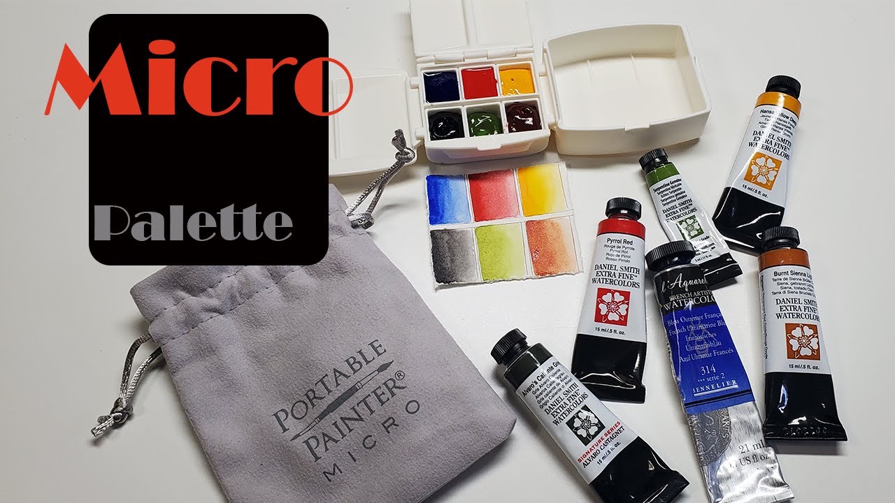 Portable Painter Micro Palette and Giveaway - YouTube