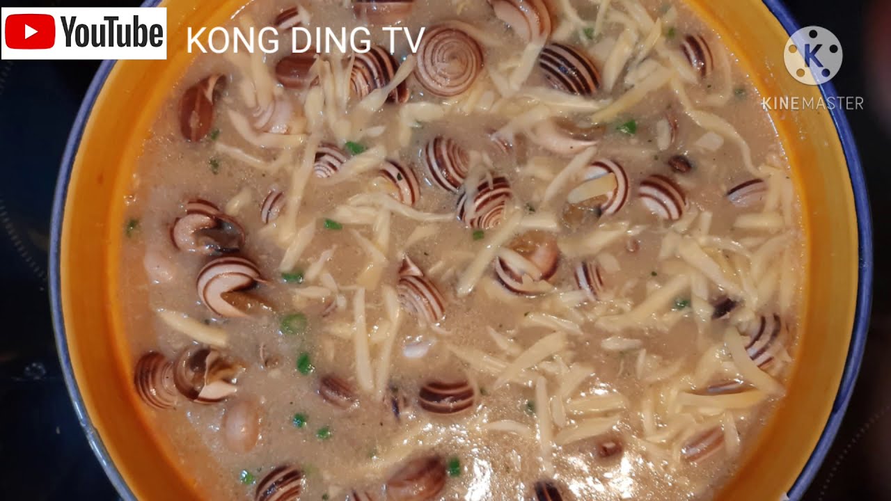 EP 21: SNAIL / CARACOLES/ ESCARGOT Dish in Cheesy Asparagus Sauce //How ...