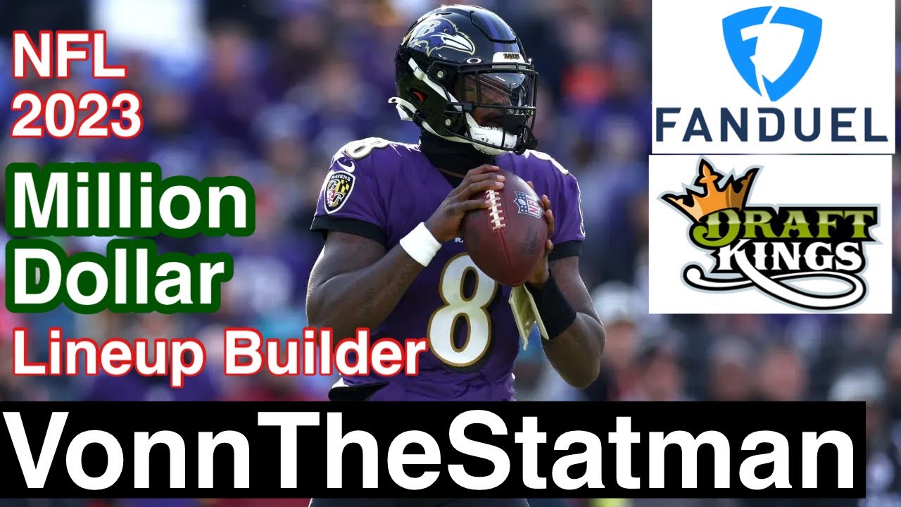 Fanduel DFS NFL 2023 Million Dollar lineup Builder - YouTube