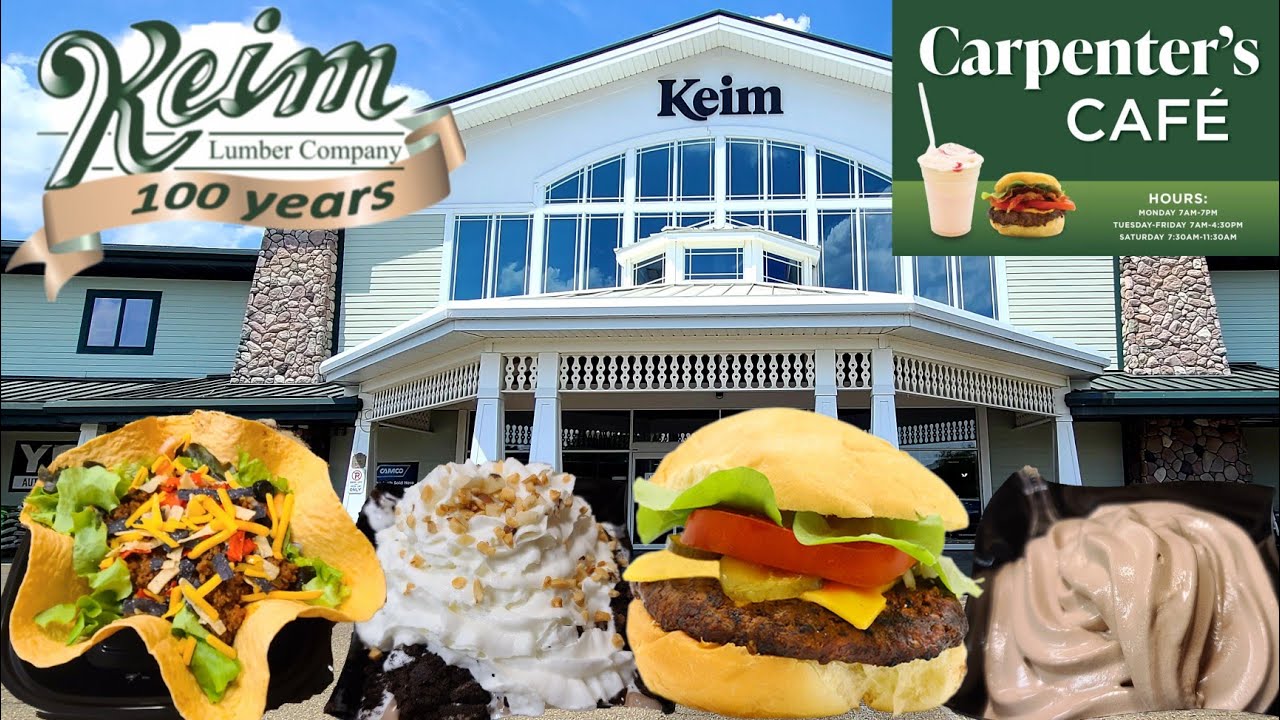 Carpenters Cafe Keim Lumber (Amish Country) Charm Ohio - YouTube