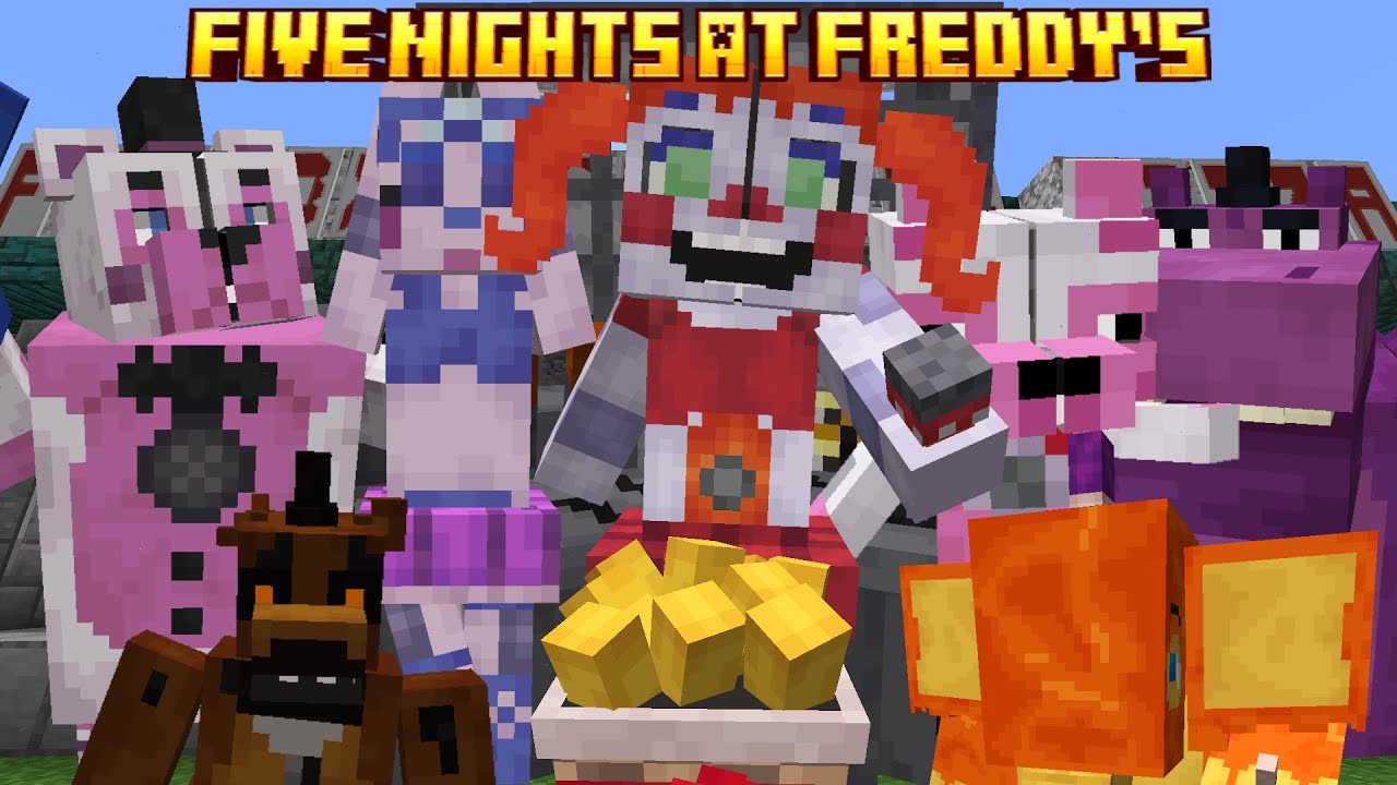 THIS HILARIOUS MINECRAFT FNAF MOD GOT A HUGE UPDATE! (Yet Another FNAF ...