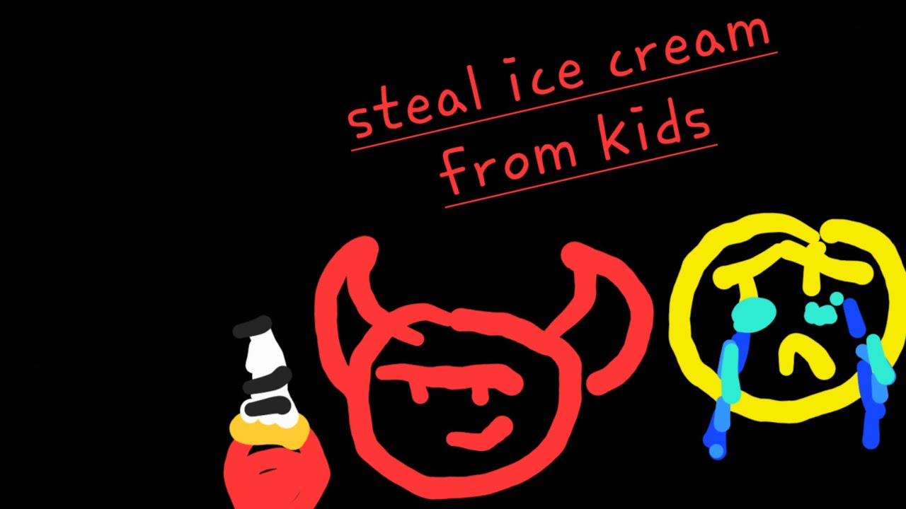 Steal ice cream from kids!🤣😂 - YouTube