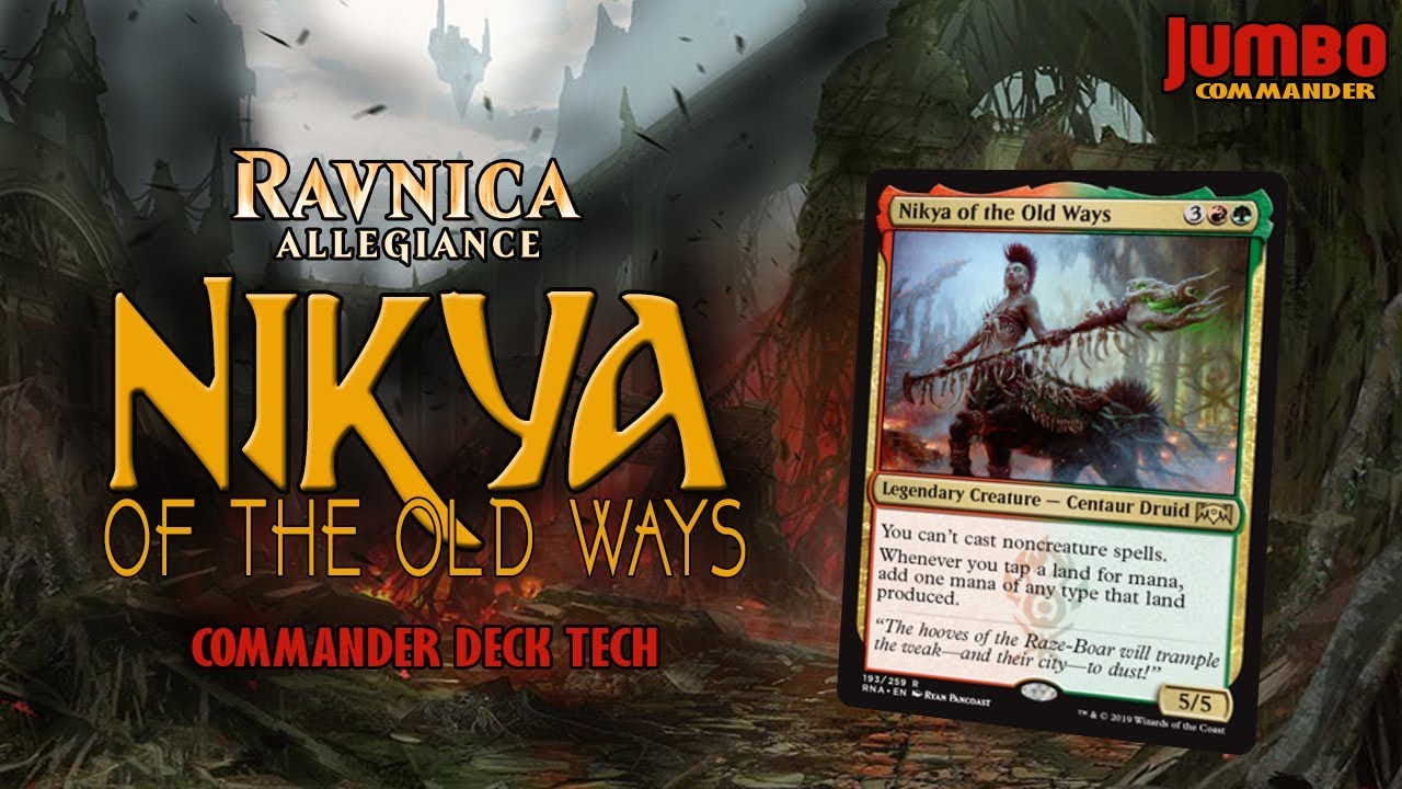Nikya of the Old Ways Commander Deck Tech - YouTube