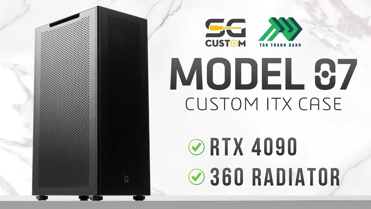Custom ITX case cho RTX 4090 / Ryzen 9 7950X / Core I9 13900K - YouTube