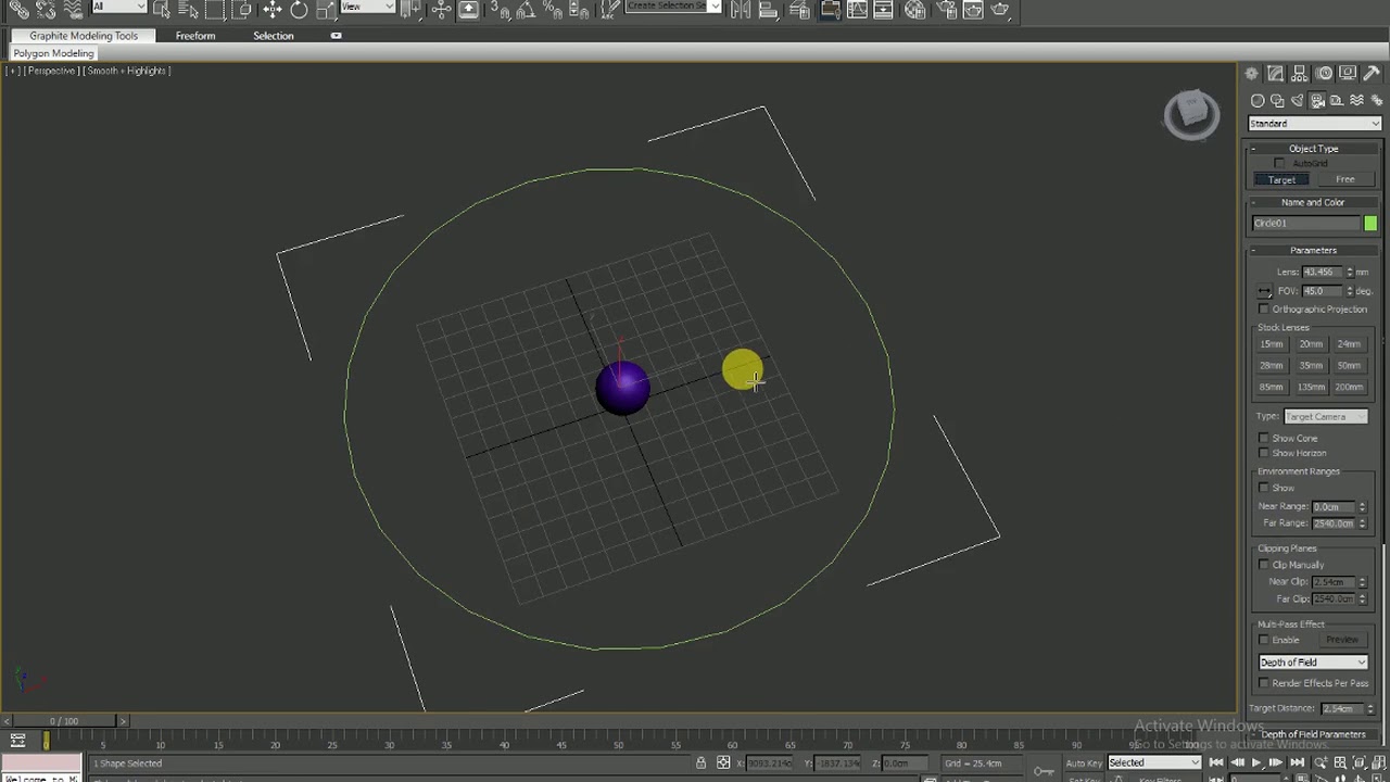 3ds Max Camera Path Youtube