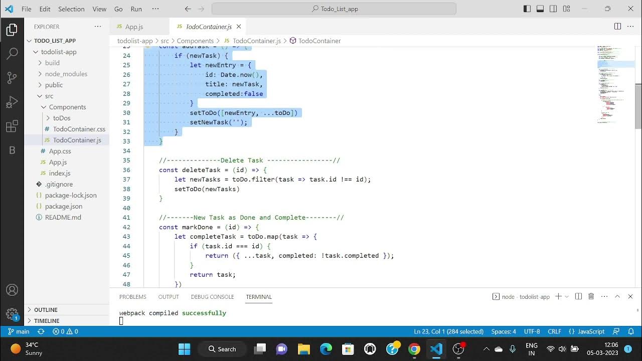 React Todo-list App using fetch API - YouTube
