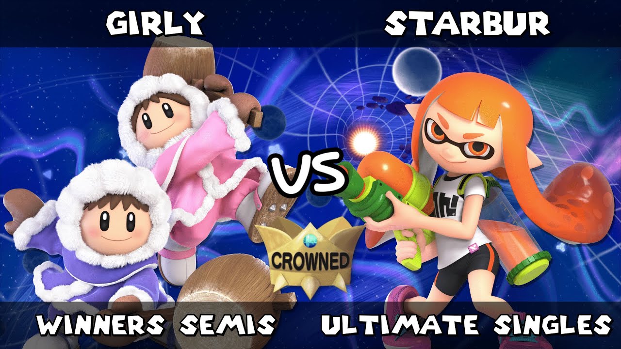 CROWNED # 22 | Girly (Ice Climbers) vs Starbur (Inkling) | WSF | SSBU ...
