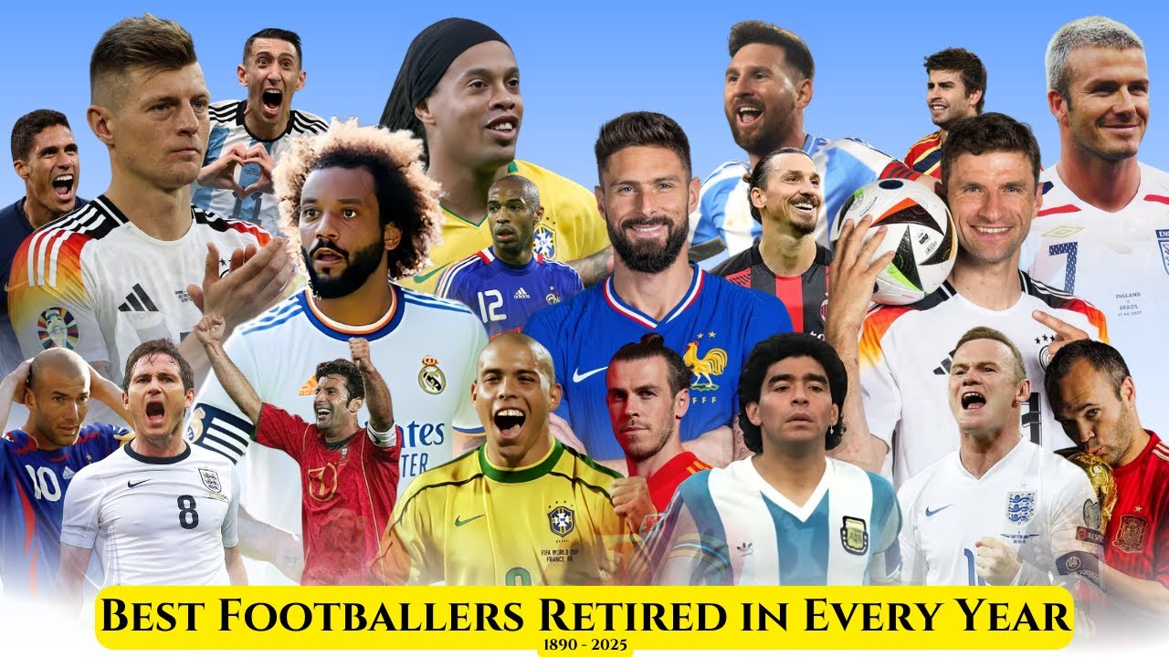Best Footballers Retired in Every Year (1890-2025) ¬ Bye Bye👋😭 - YouTube