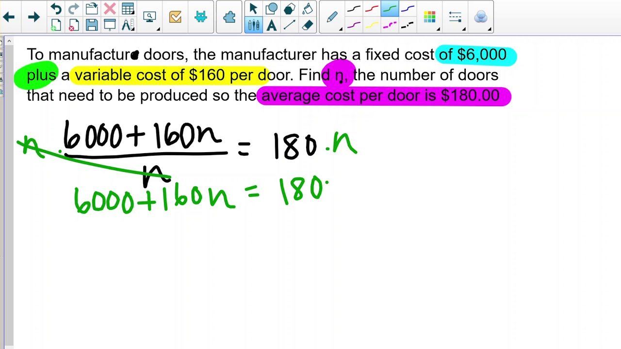 Average Cost Example YouTube average-cost-example-youtube