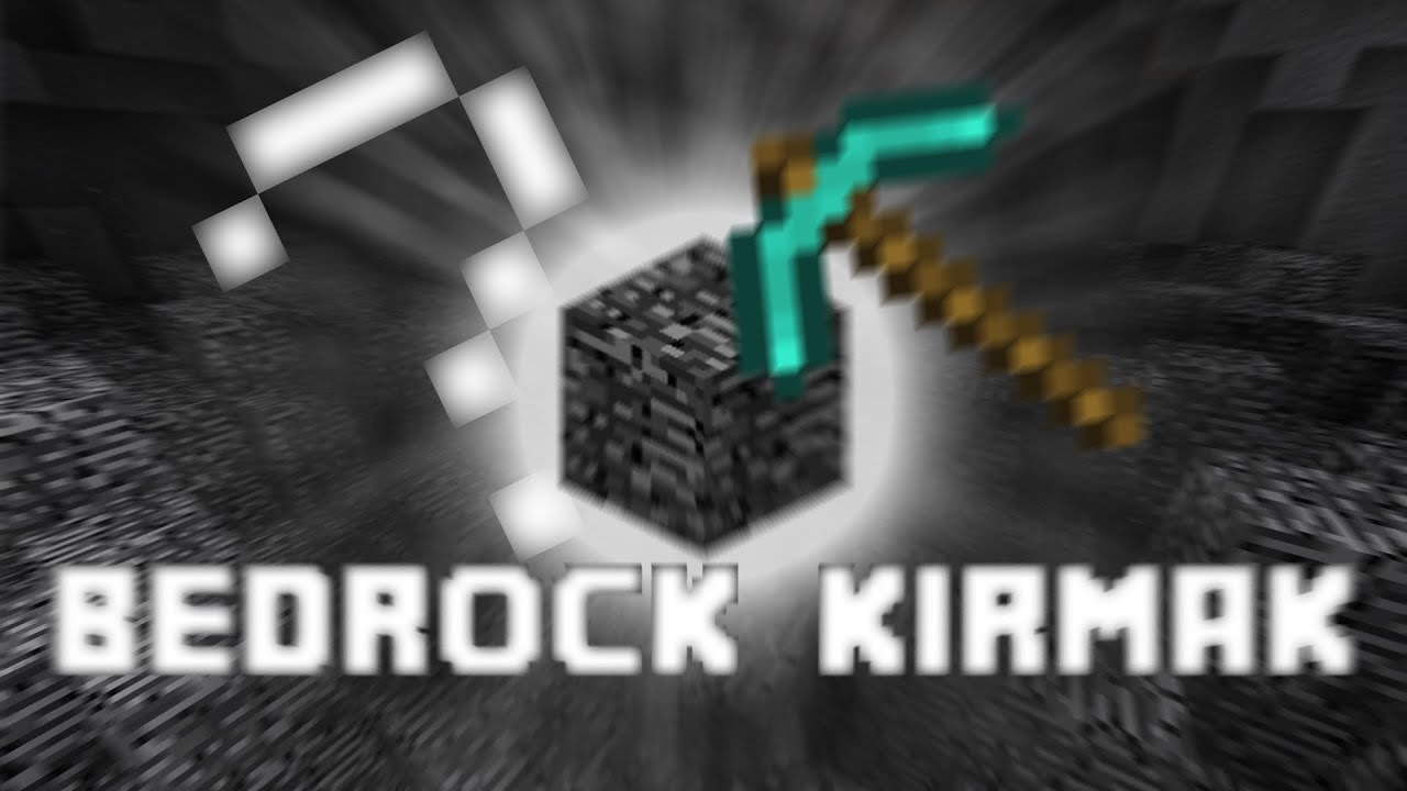 Minecraft: Bedrock (Katman Kayası) Kırma Yöntemi! [Survival, 1.9 Uyumlu ...