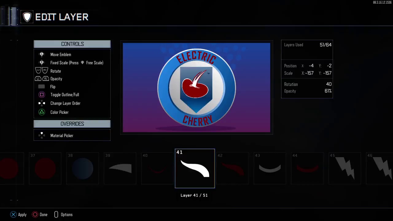 Electric Cherry Perk Emblem