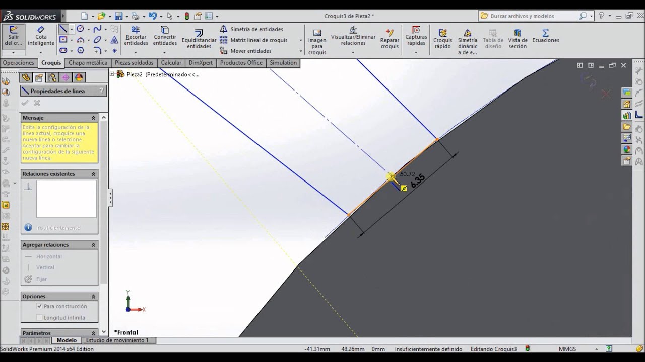 Helice de aspas planas en SolidWorks - YouTube