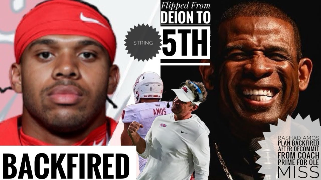 Rashad Amos Plan BACKFIRED After FLIPPING From Coach Prime To Ole Miss ...