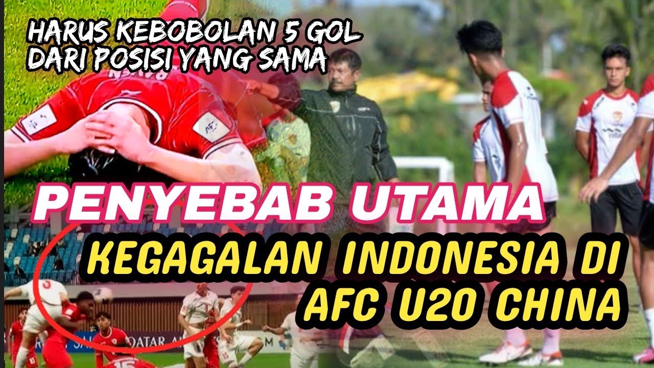 Titik lemah Indonesia u20 di piala AFC u20 - YouTube