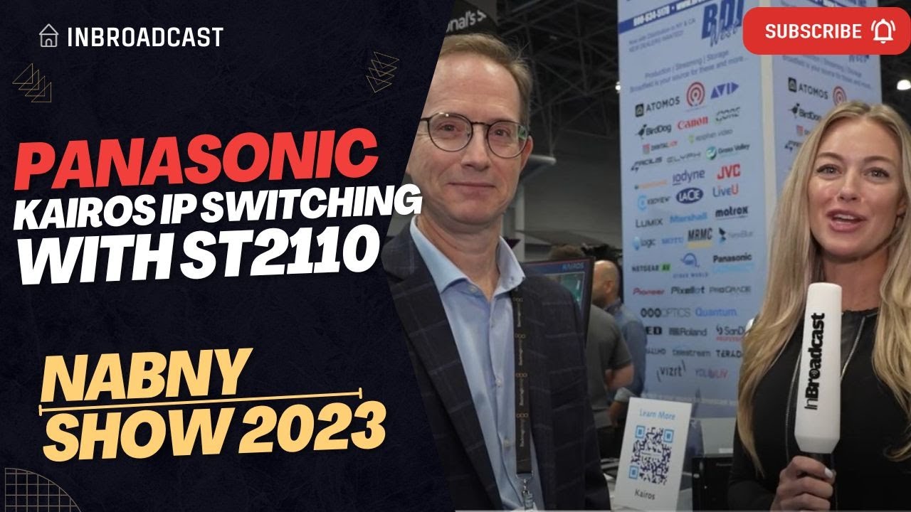Panasonic Kairos IP Switching with ST2110 at NABNY Show... - YouTube
