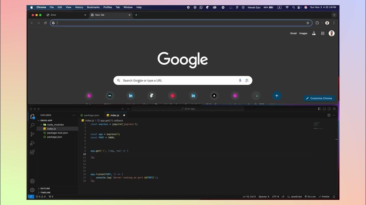 NodeJS for Beginners | Data Storage App | Lecture 01 - YouTube